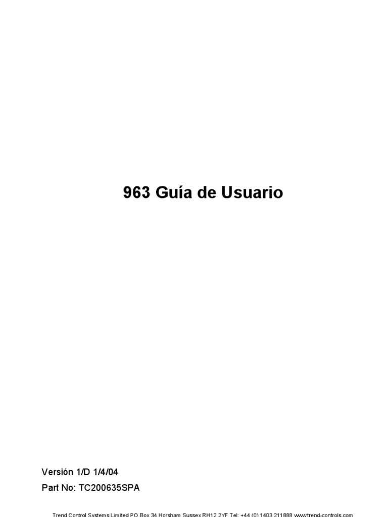 Guía Trend 963 | Descargar gratis PDF | Ventana (informática) | Point ...
