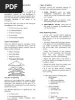 Bandaging and Splinting Technique | PDF | Musculoskeletal System ...