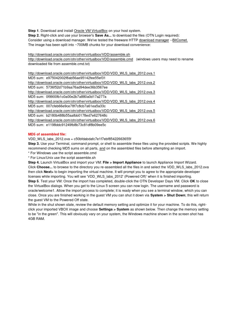 Virtual Box Install | PDF | Virtual Machine | Command Line Interface