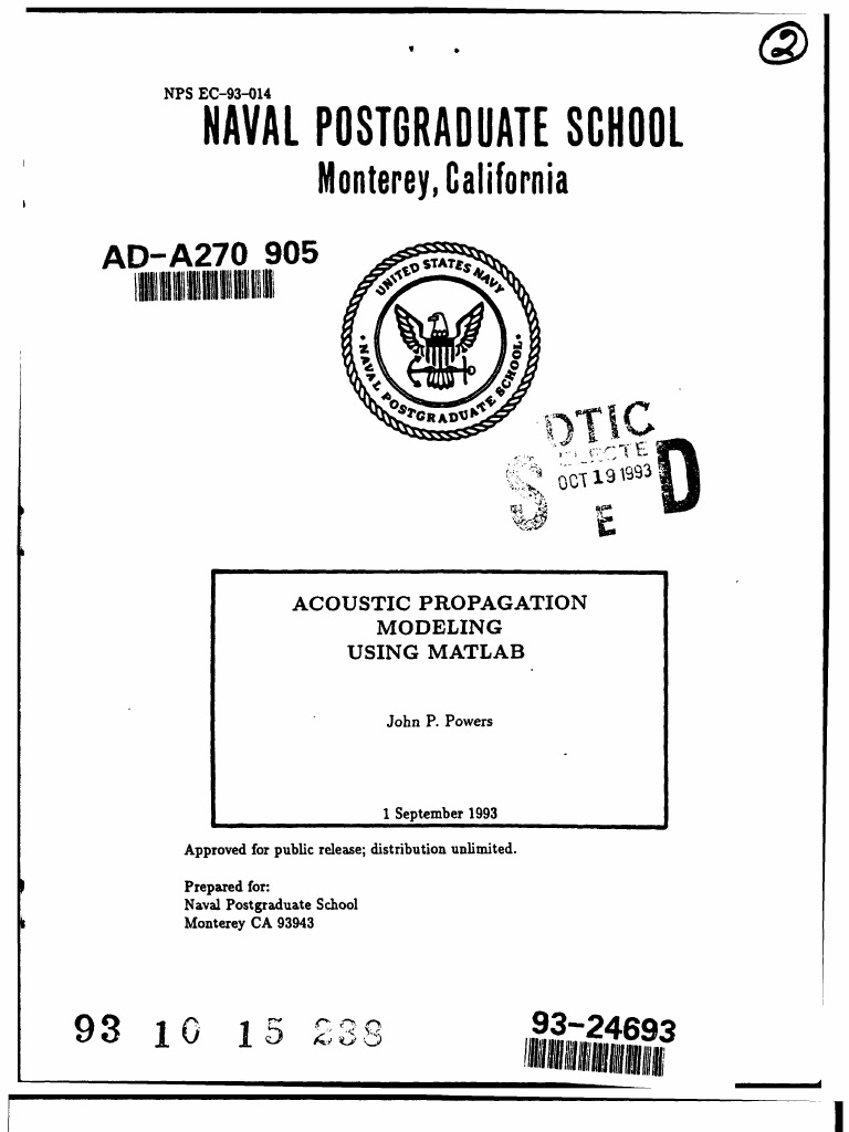 Acoustic Prop Model Thru Matlab | PDF | Green's Function | Matlab