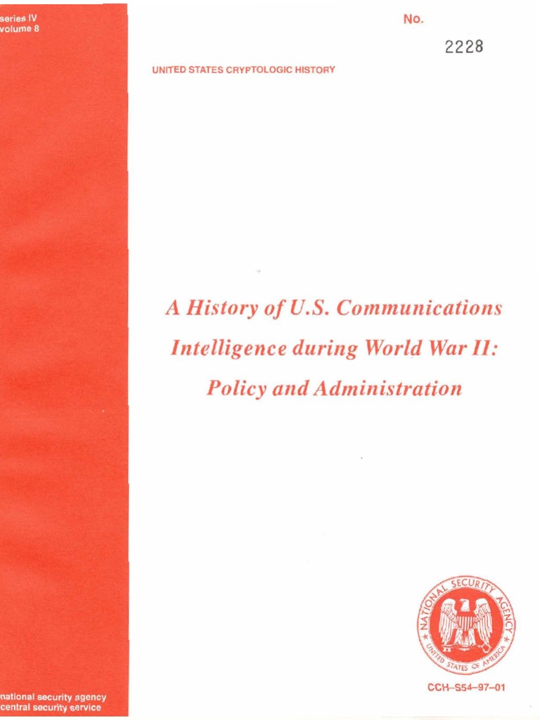 A History of US Communications Intelligence During WWII | Signals ...