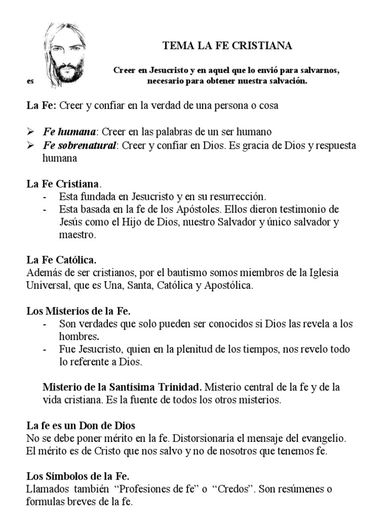 Simbolos Catolicos De La Fe