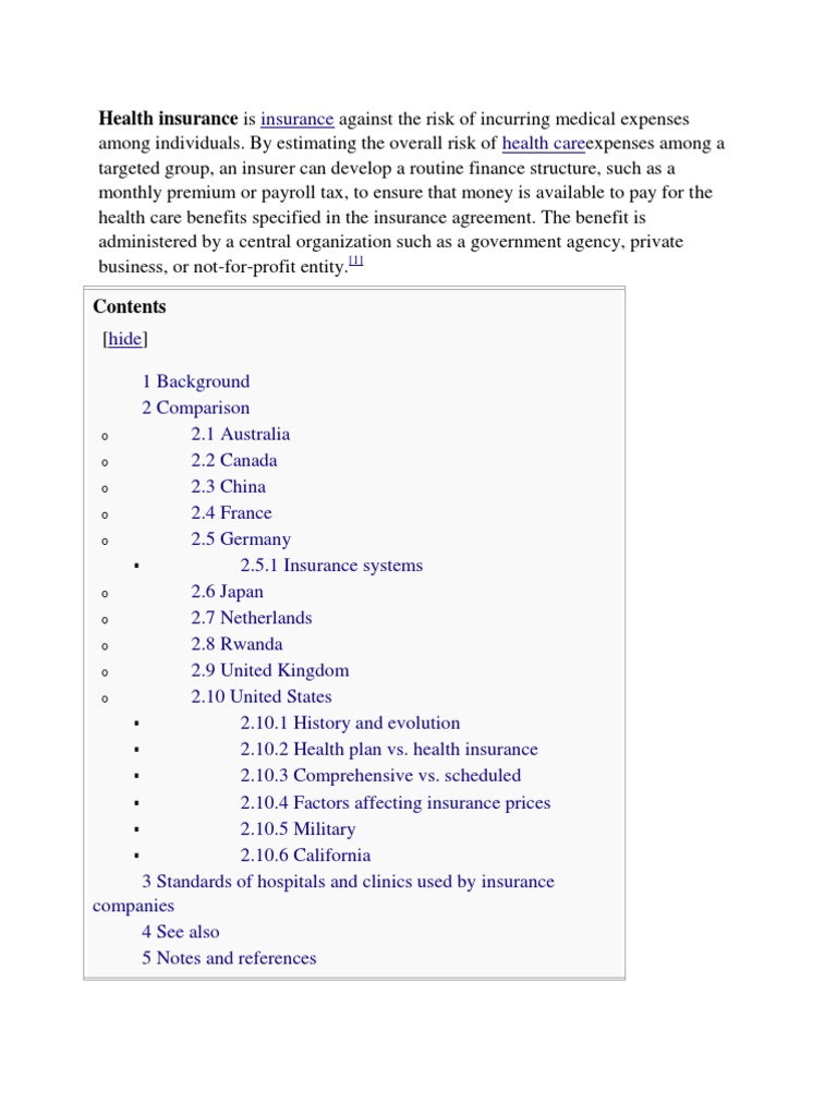 Health Insurance Is O O O O O O O O O O Pdf Insurance Service