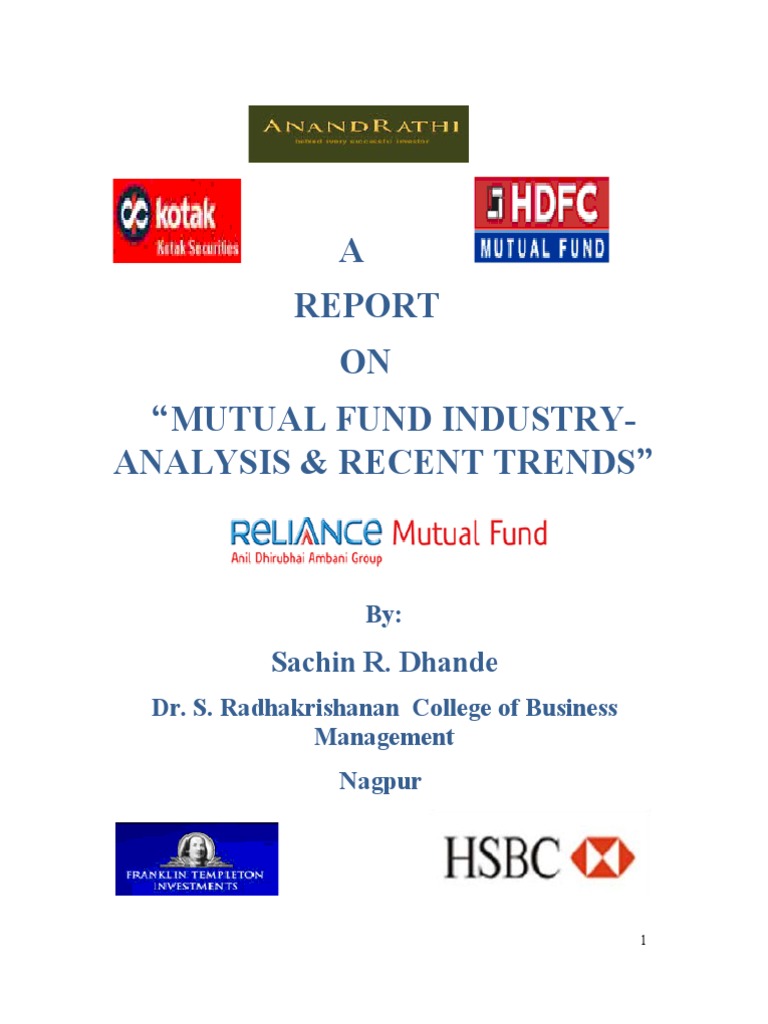 Sachin Dhande Mutual Fund Report | PDF | Mutual Funds | Securities ...