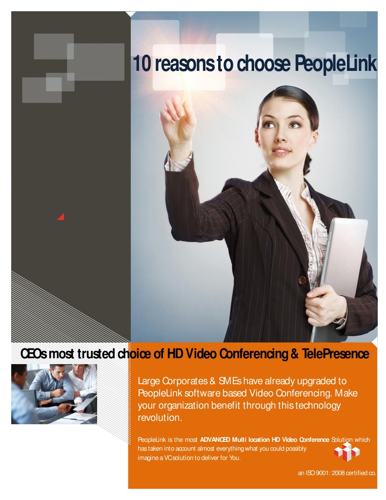 10 Reasons To Choose PeopleLink | PDF | Videoconferencing | Computer ...