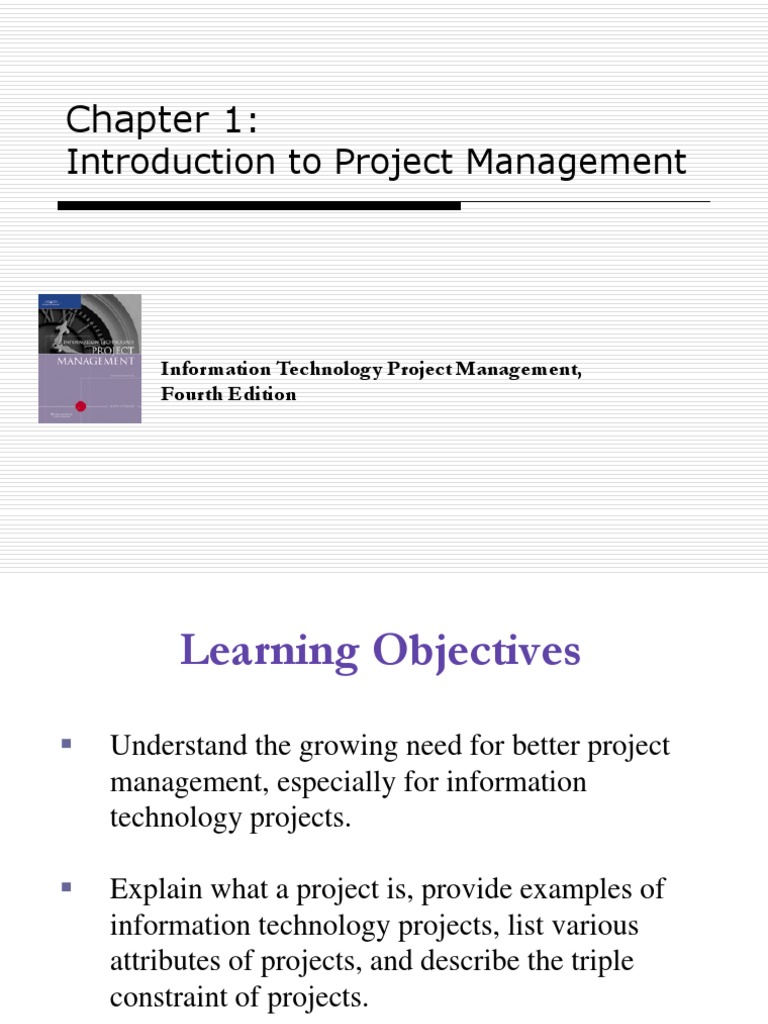 Introduction To Project Management | PDF
