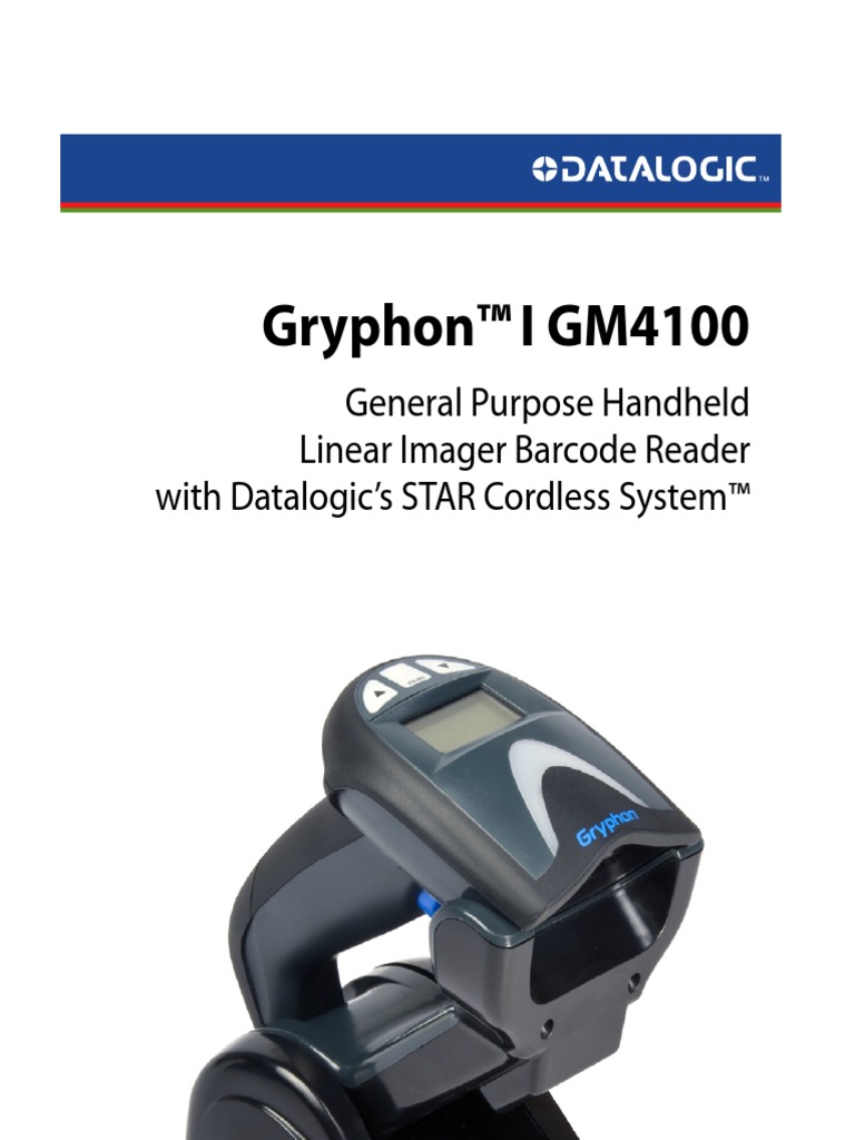 Datalogic Gryphon GM4100 User Guide | Trade Secret | Battery (Electricity)