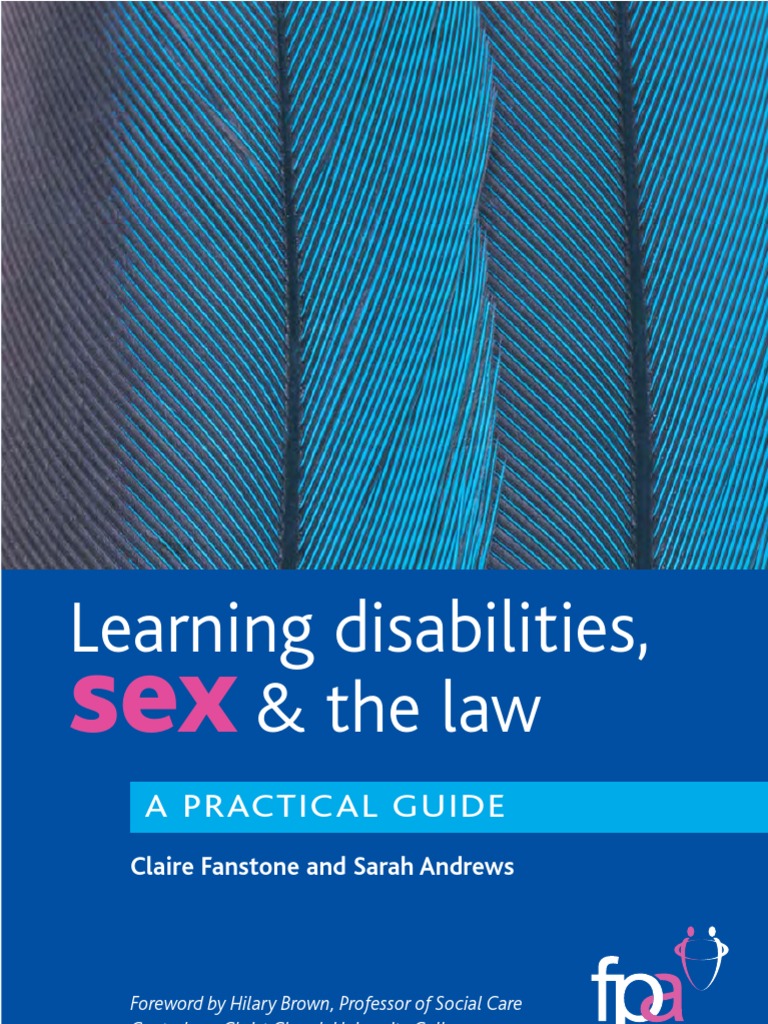 Learning Disabilities Sex And The Law Look Inside Human Sexual