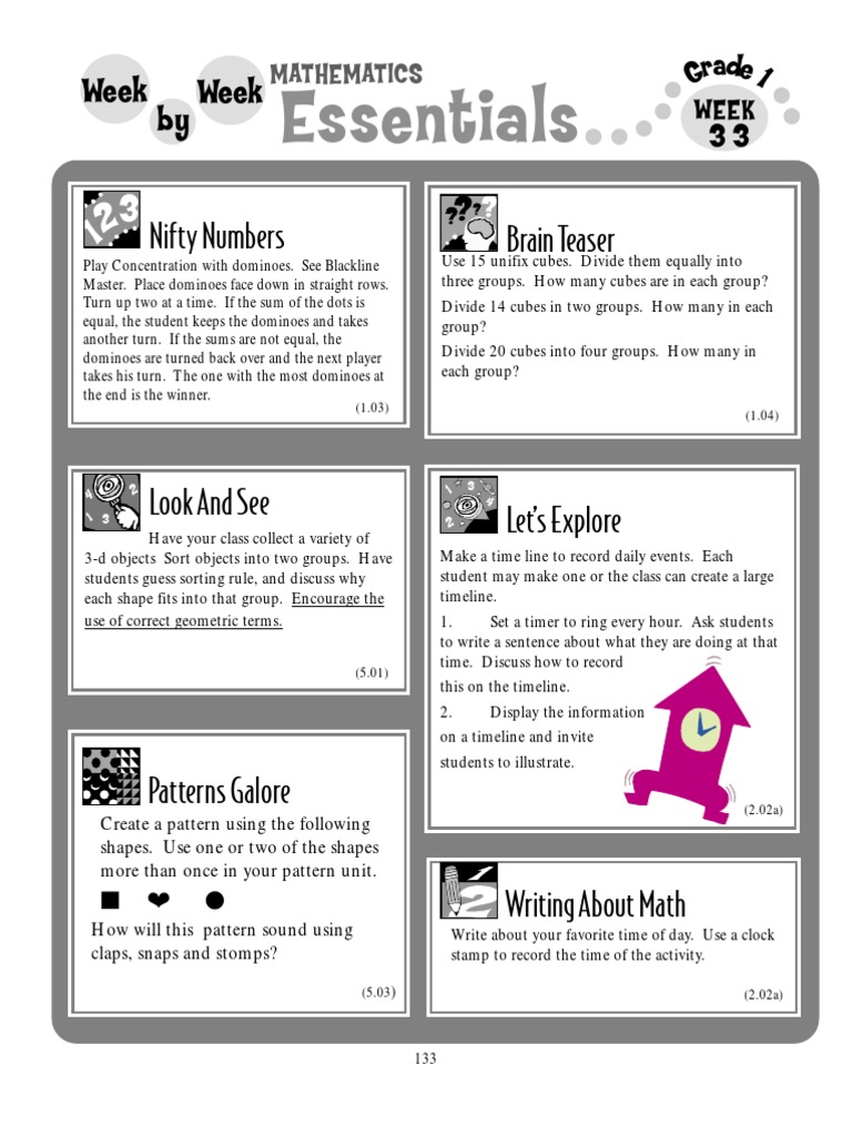 Essentials: Week by Week | Download Free PDF | Teaching Mathematics ...