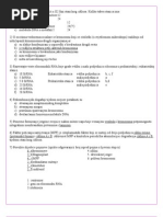 Prijemni Ispit Iz Biologije Za Medicinski Fakultet 2016 | PDF