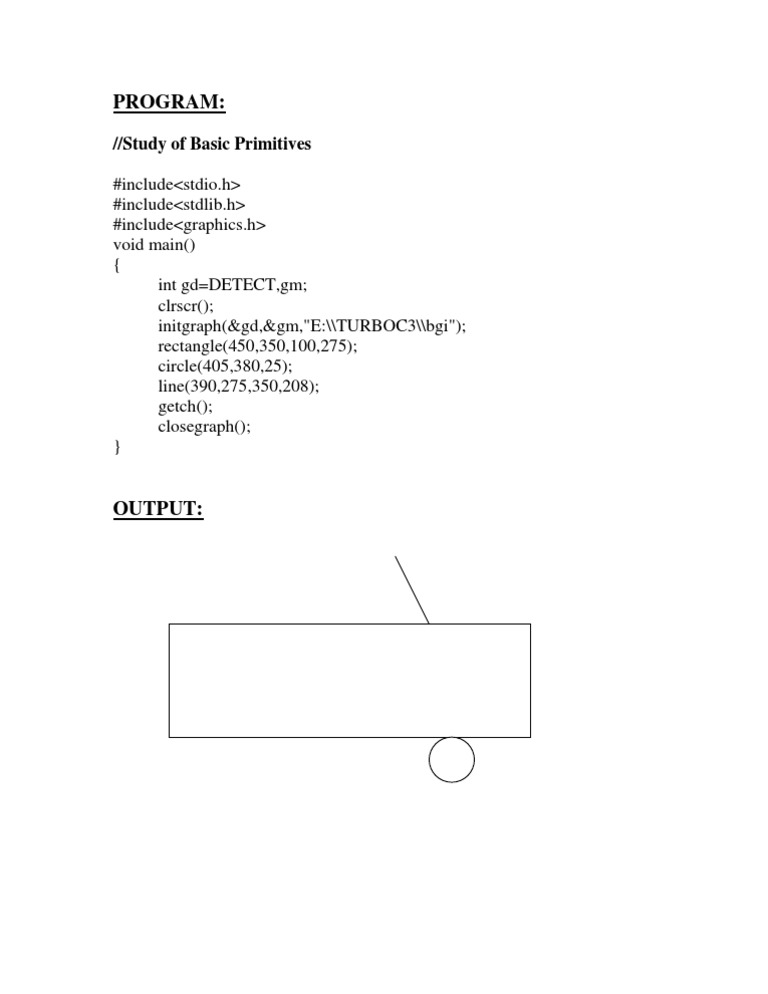 Study of Basic Primitives | PDF | Teaching Methods & Materials
