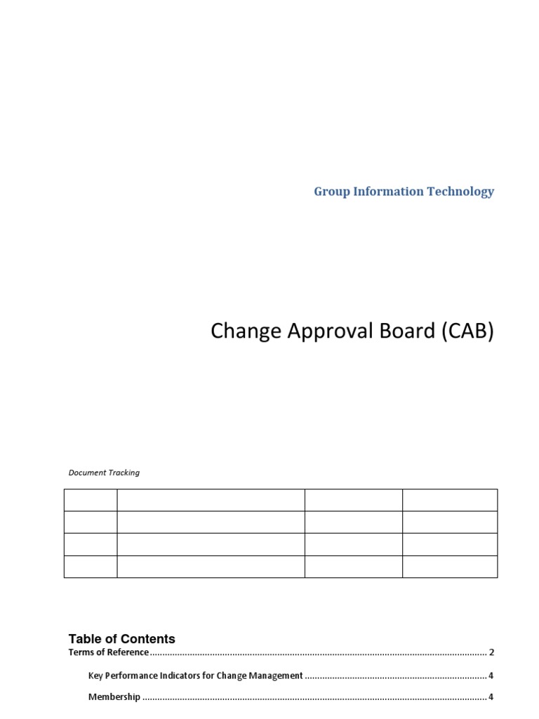 Change Approval Board Guidelines | PDF | Software Bug | Software