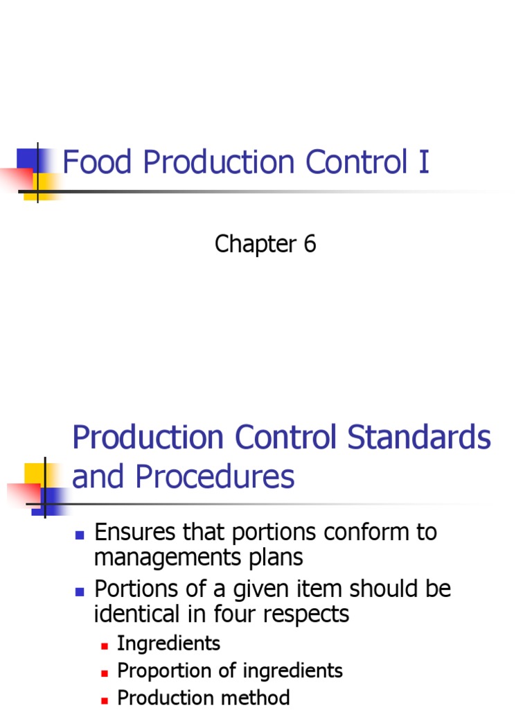 Ch. 6 Food Production Control I Portions | PDF | Pound (Mass) | Ounce