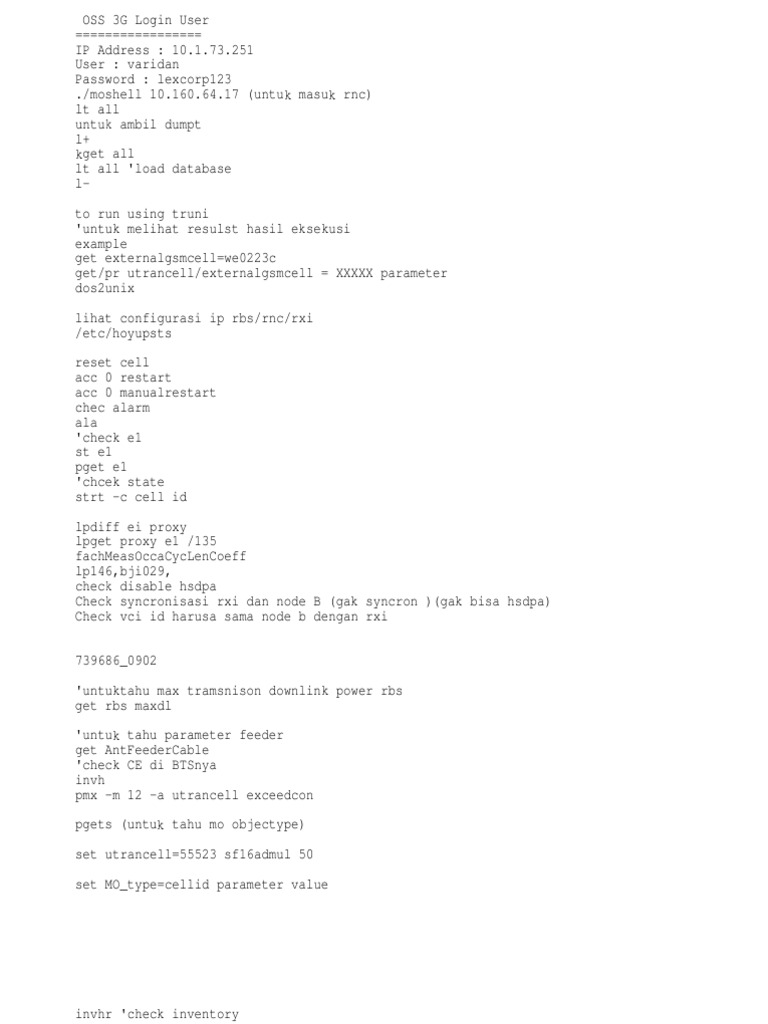 3g Manual Moshell | PDF