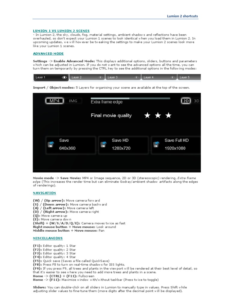 Lumion 2 Tips Tricks And Shortcuts Pdf Texture Mapping Adobe Photoshop
