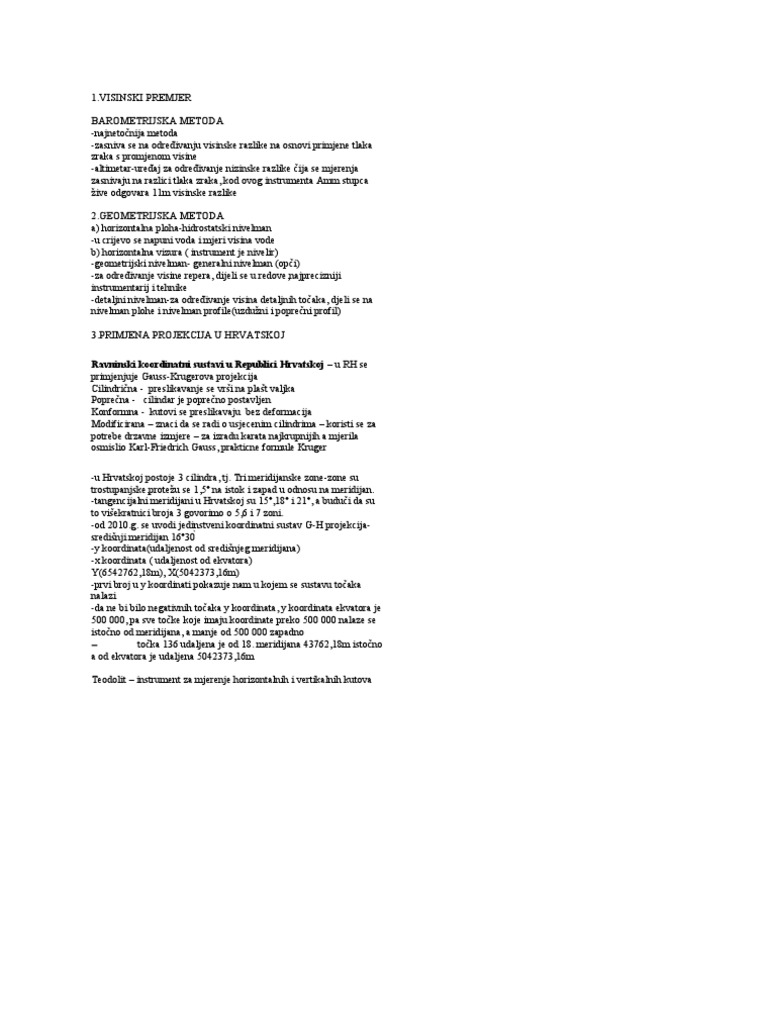 Geodezija | PDF