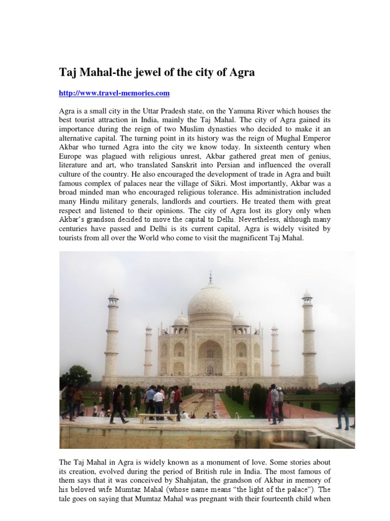 Taj Mahal | PDF | Asia