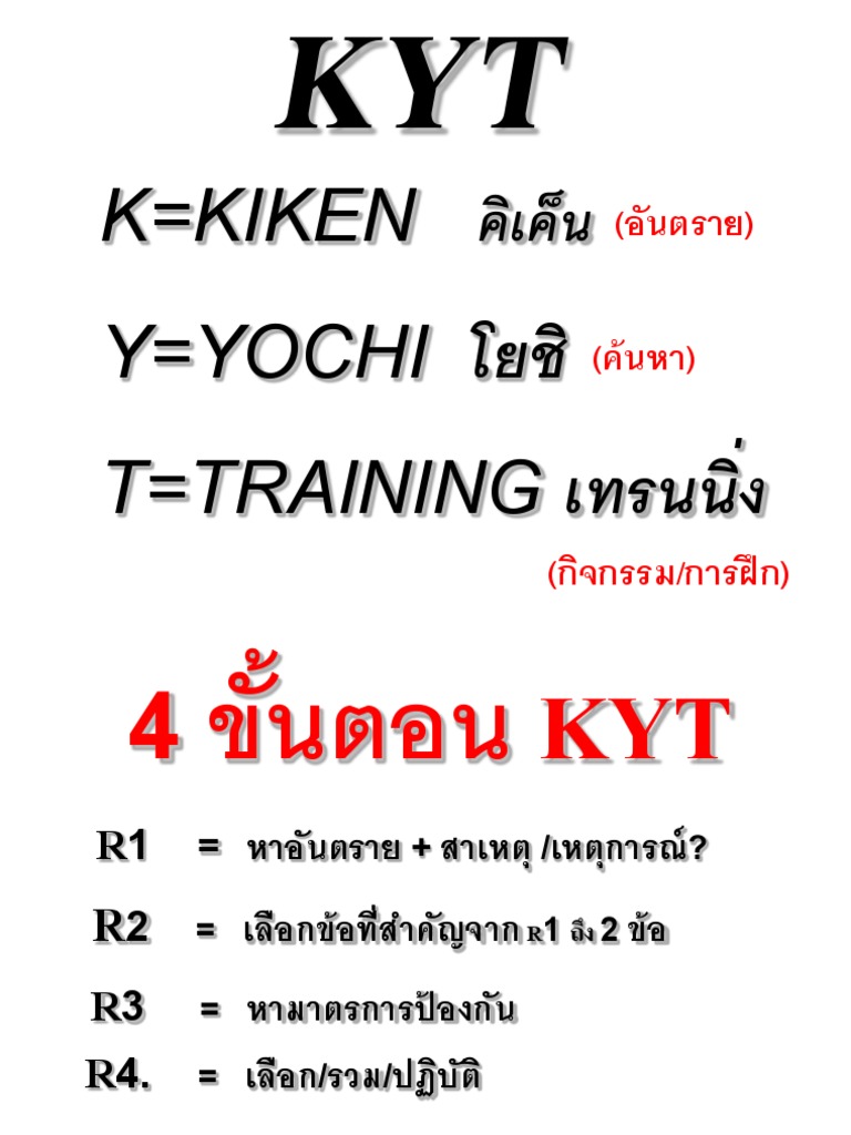 ขั้นตอน KYT | PDF