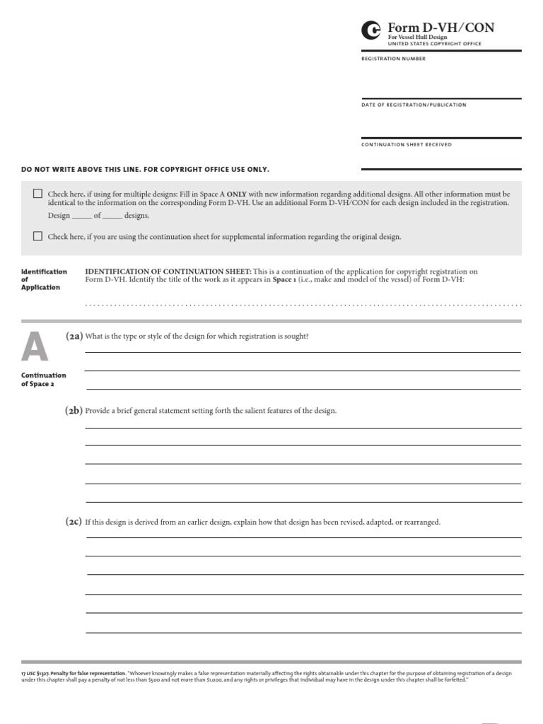 US Copyright Office: Formdvhcon | PDF
