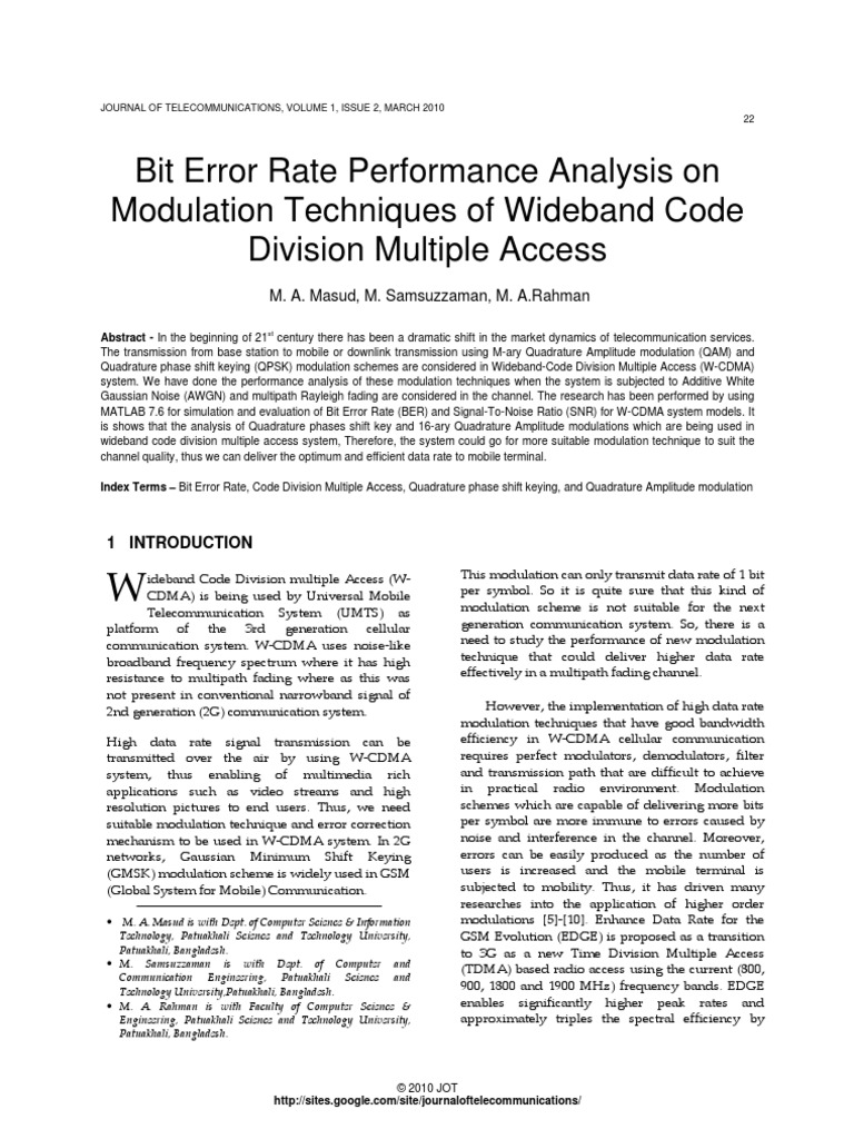 Matlab | PDF | Modulation | Code Division Multiple Access