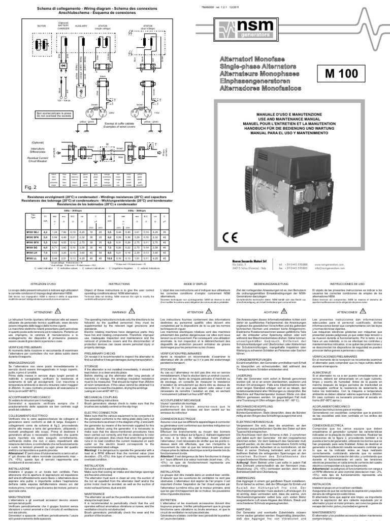 m100 Manual | PDF | Machines | Electrical Equipment