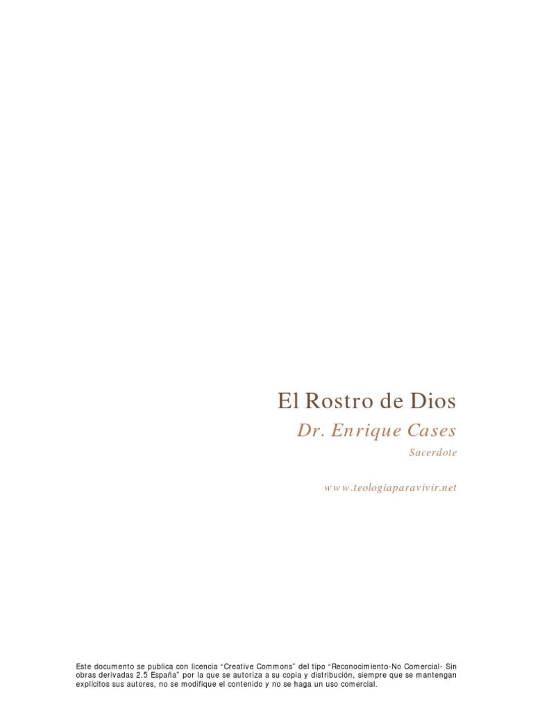 007 El Rostro de Dios | PDF | Existencia | Filosofía