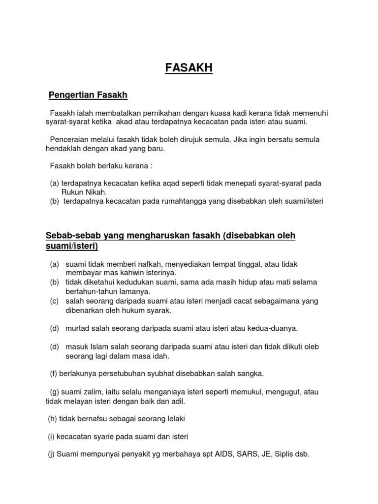 FASAKH | PDF