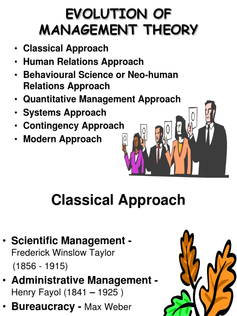 Evolution of Management Theories | PDF | Systems Theory | Leadership