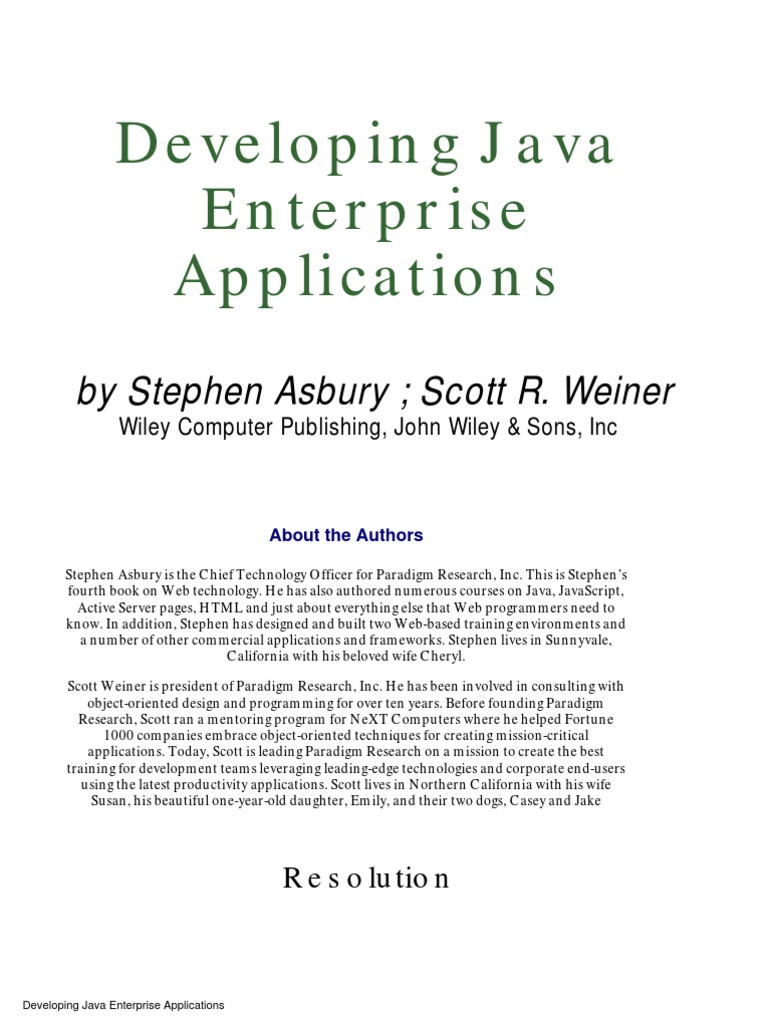 Enterprise Java | PDF