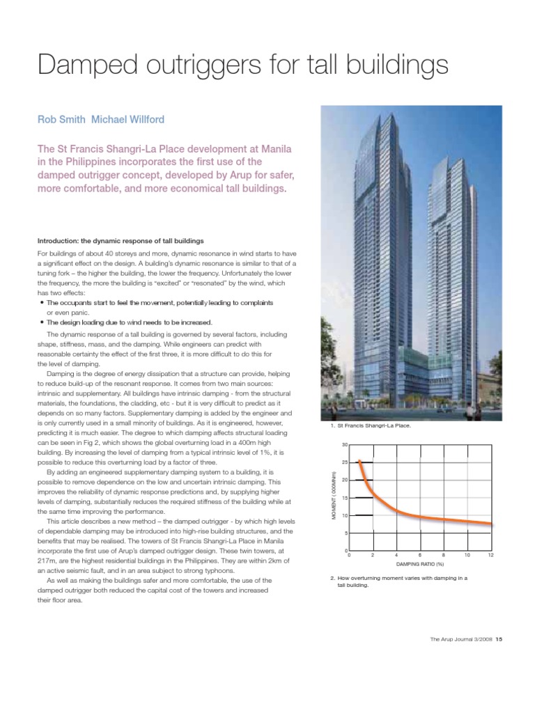 Damped Outriggers For Tall Buildings | PDF