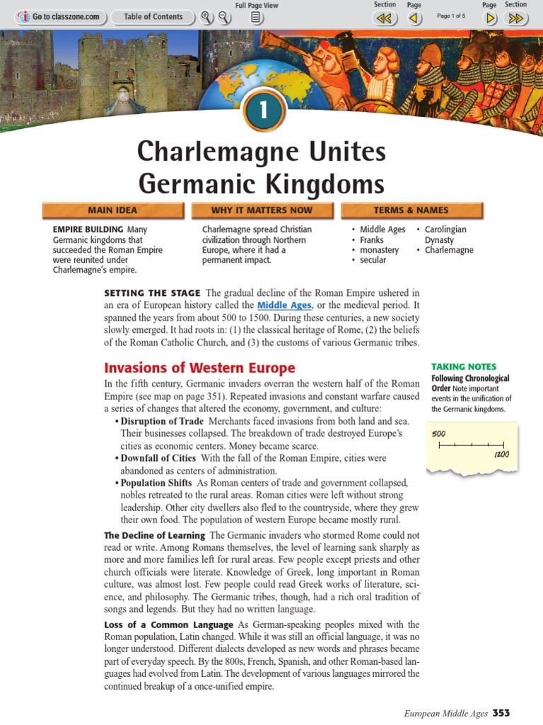 Charlemagne and the Rise of the Franks | PDF | Charlemagne | Middle Ages