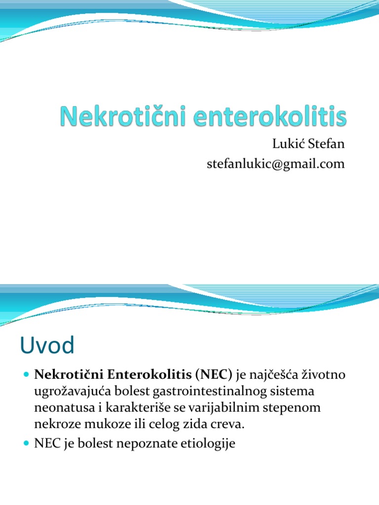 Nekrotični Enterokolitis | PDF
