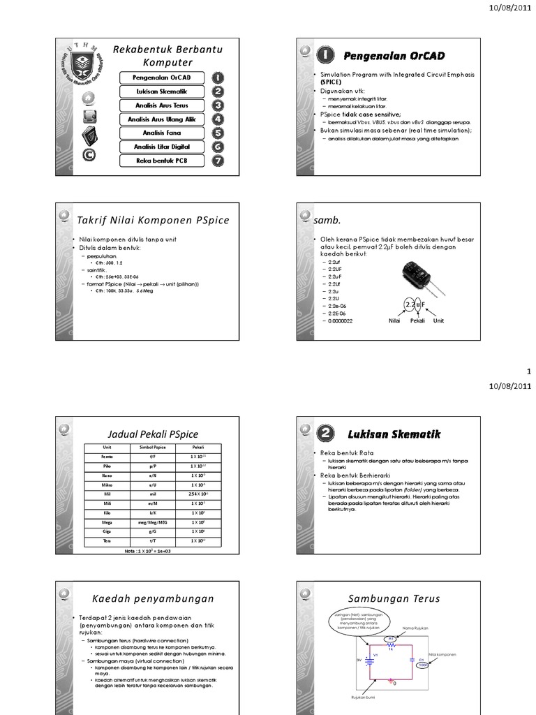 Panduan OrCAD dan PSpice | PDF