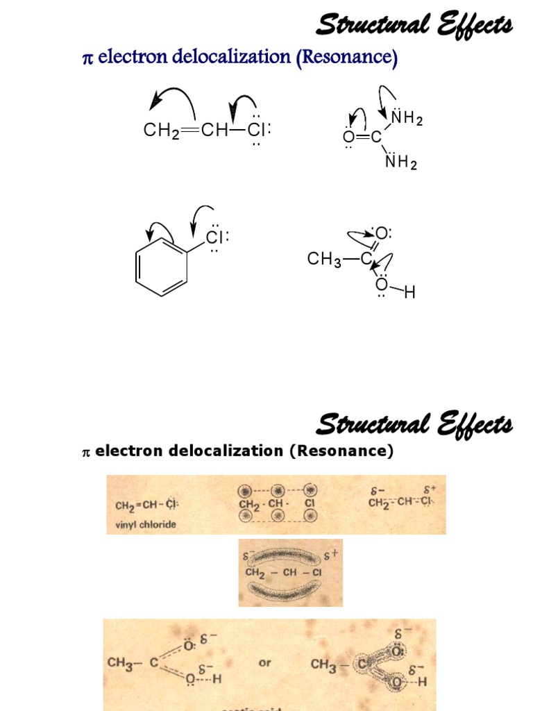 Electron Delocalization (Resonance) : CH CH CL .. .. | PDF | Acid ...
