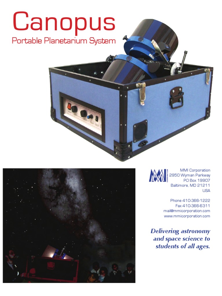Canopus - Portable Planetarium System | Stars | Milky Way