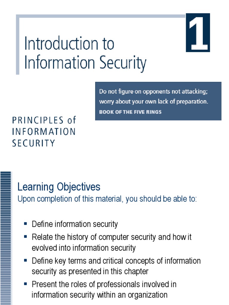 Introduction To Information Security | PDF | Information Security ...
