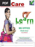 Ms-Excel Notes | PDF | Microsoft Excel | Spreadsheet