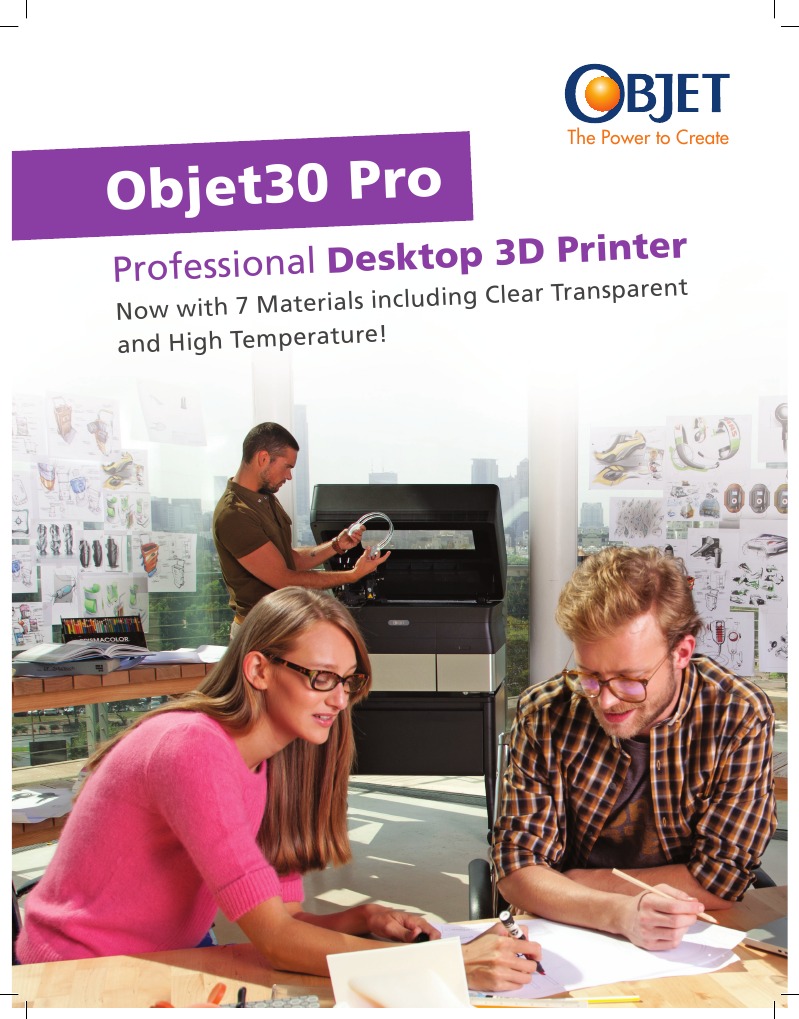 Objet30 Pro Brochure - Letter High Res PDF | PDF | 3 D Printing ...