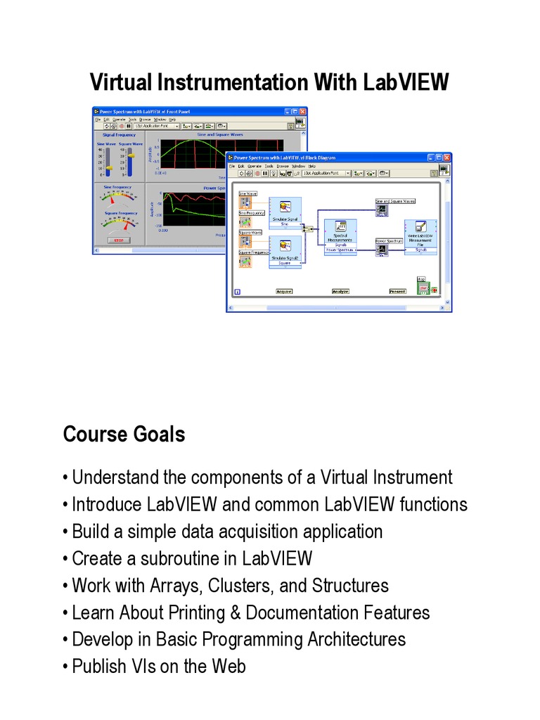 LabVIEW Introduction | PDF | Icon (Computing) | Data Acquisition