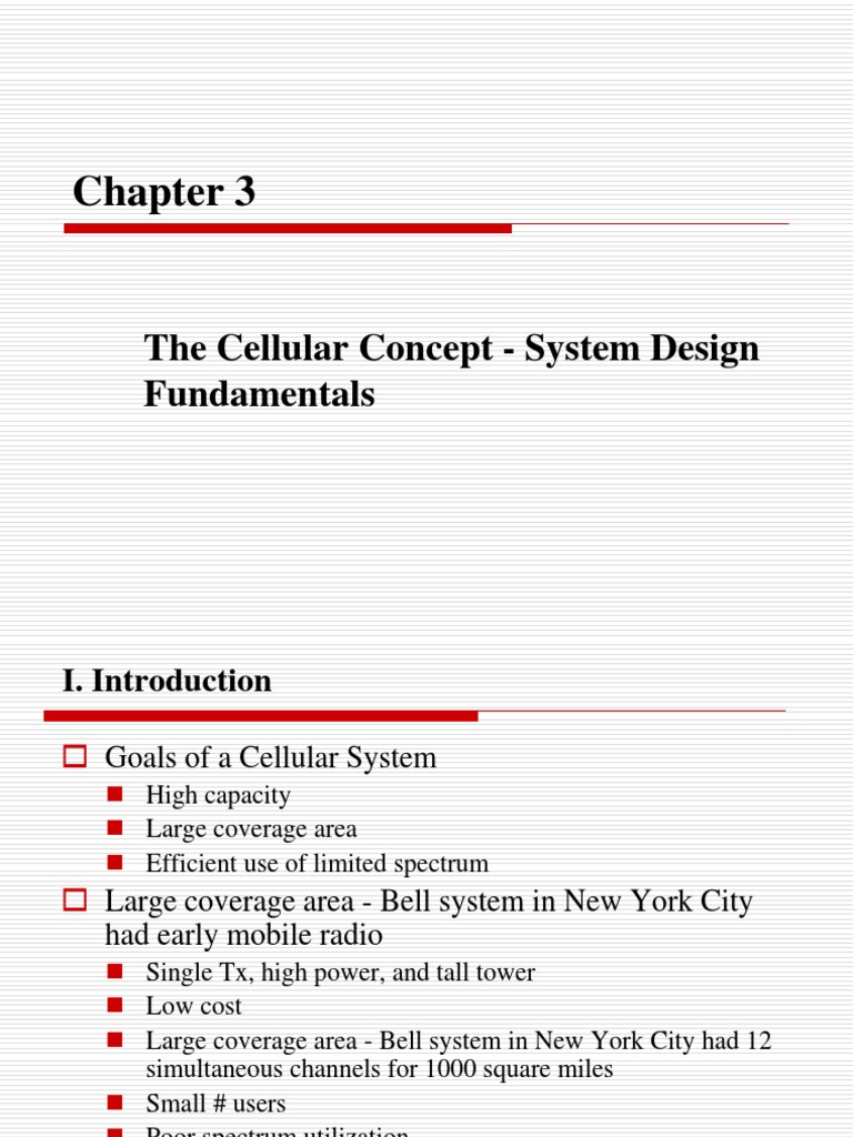 The Cellular Concept - System Design Fundamentals | Download Free PDF ...