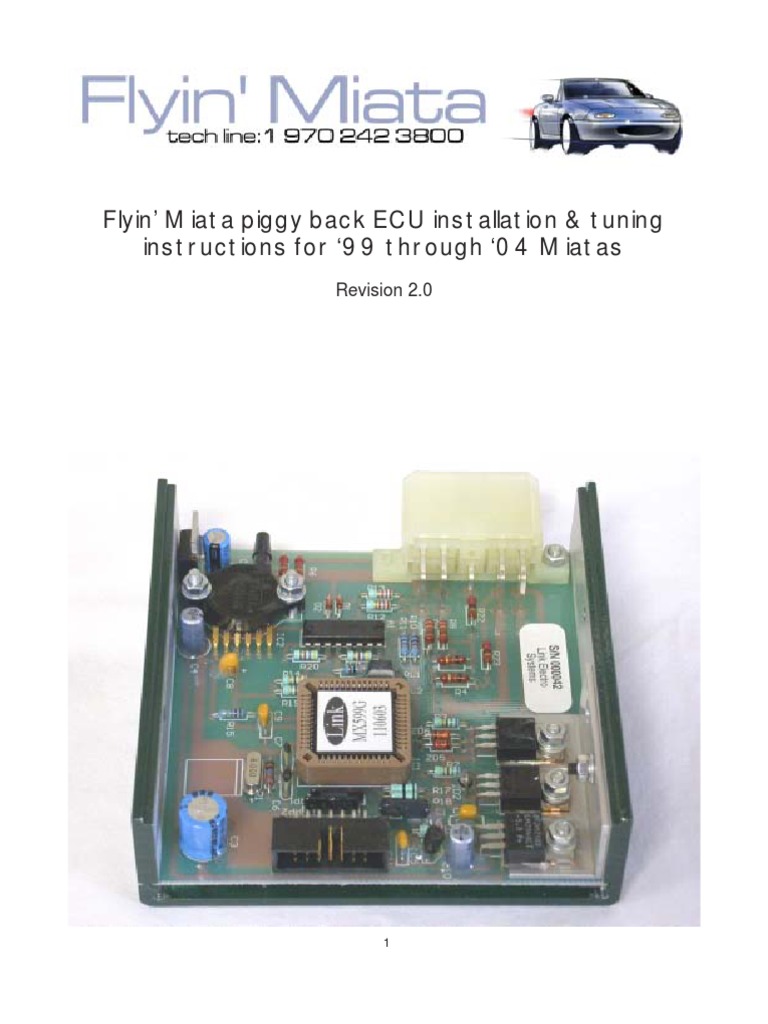 Link Piggyback FM2 ECU Tuning Piggyback | PDF | Turbocharger | Throttle