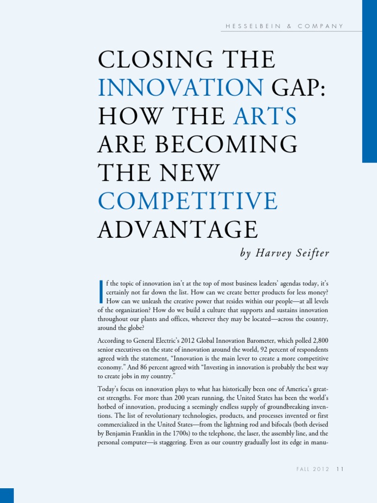 Closing The Innovation Gap | PDF | Innovation | Creativity