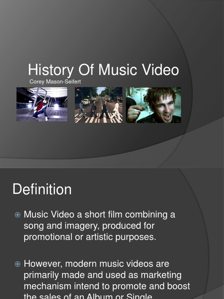 History of Music Video | PDF | Entertainment | Entertainment (General)