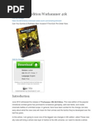 Warhammer 40K Allies Matrix Guide | PDF | Science Fiction Themes ...