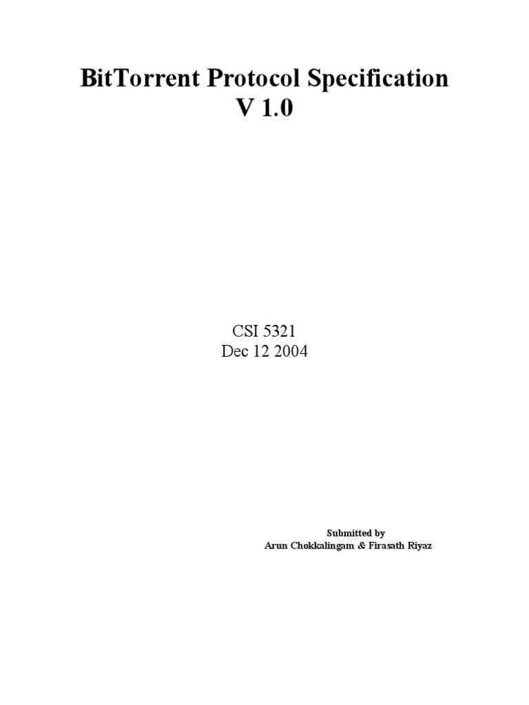BitTorrent Protocol Specification | PDF | String (Computer Science ...