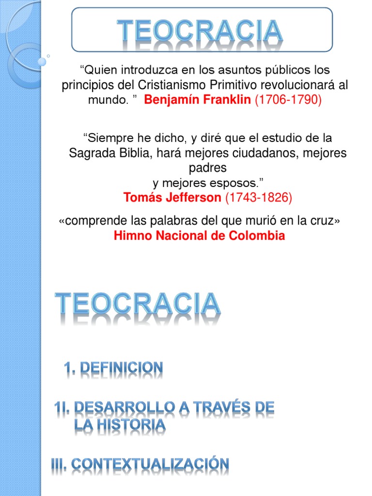 Teocracia - Formas de Gobierno | PDF | Agustín De Hipopótamo | Tomás de ...