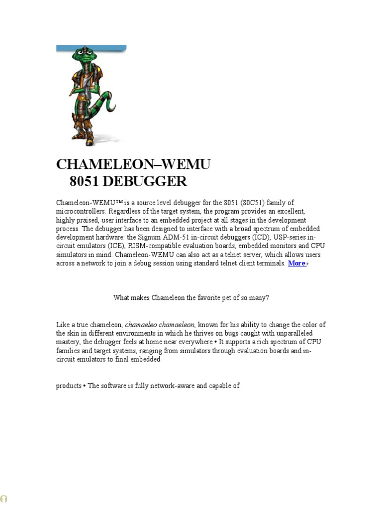 Chameleon Debugger | PDF | Home & Garden