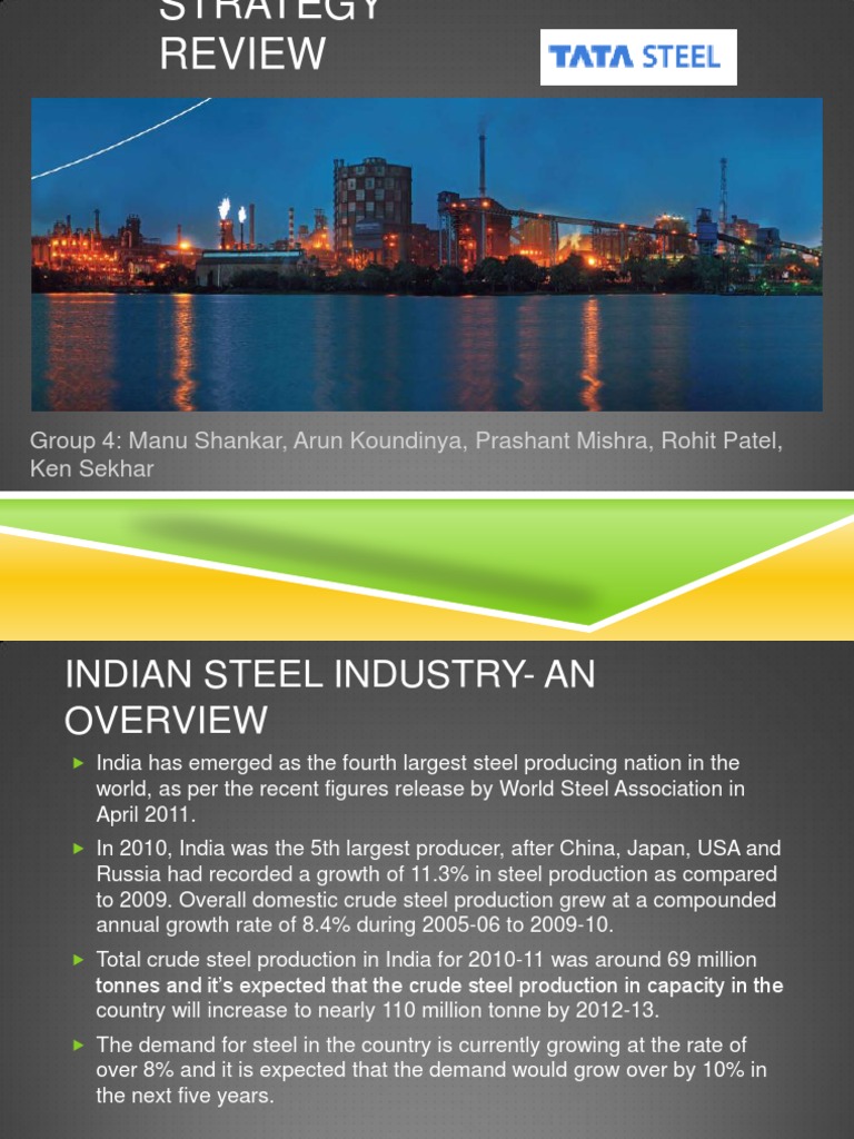 Strategy Review - Tata Steel | Download Free PDF | Coal | Mining