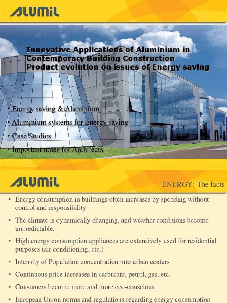 Innovative Aluminium Application ENG | PDF | Green Building | Building ...
