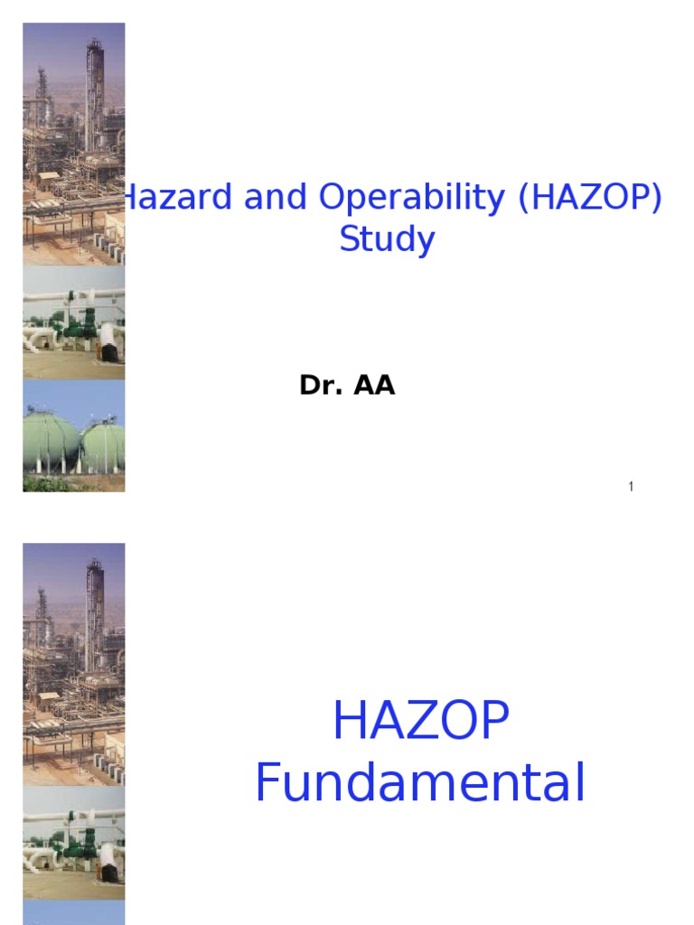 Hazop Method | PDF | Chemistry | Science